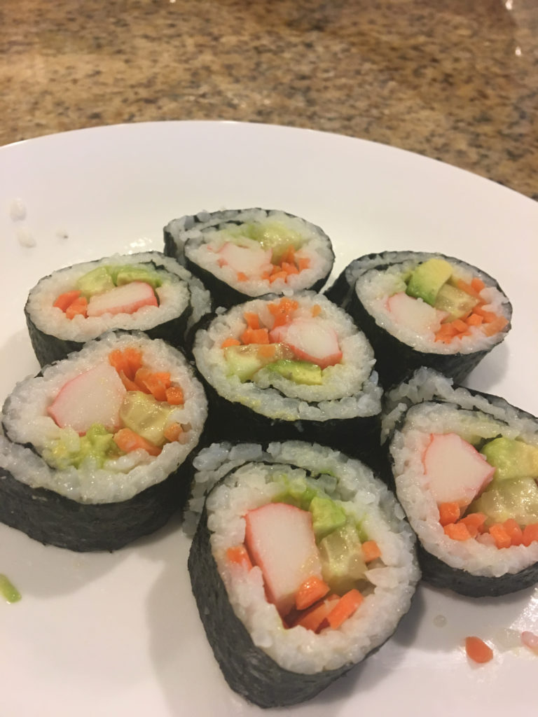Simple Sushi (no fish needed) :: Julie Norman Yoga